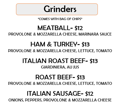 Food Menu – Gumlog Brewing Company