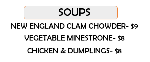 Food Menu – Gumlog Brewing Company